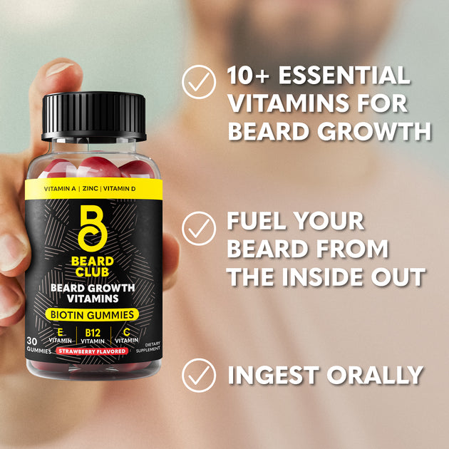 Beard Growth Vitamin Supplement | The Beard Club