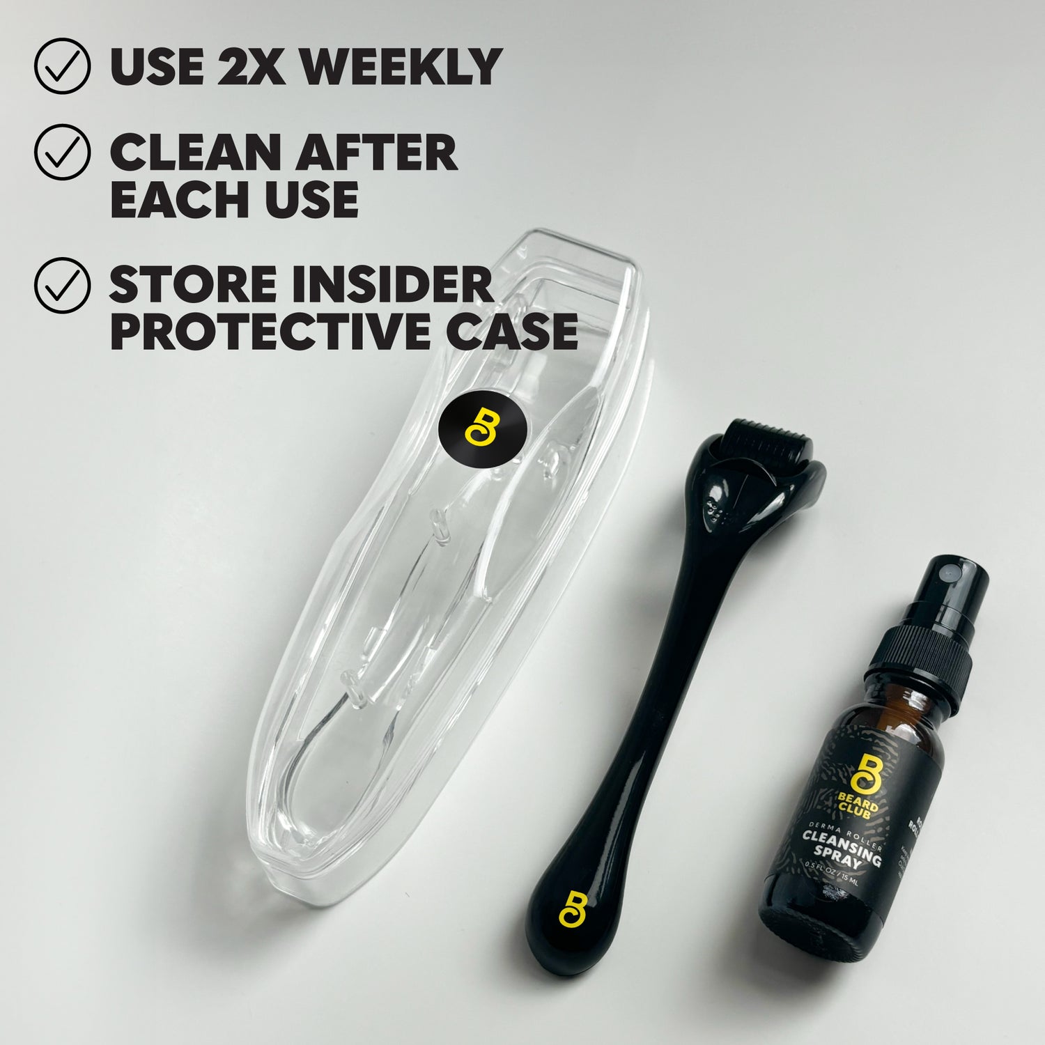 Starter Beard Growth Kit with Derma Roller | The Beard Club