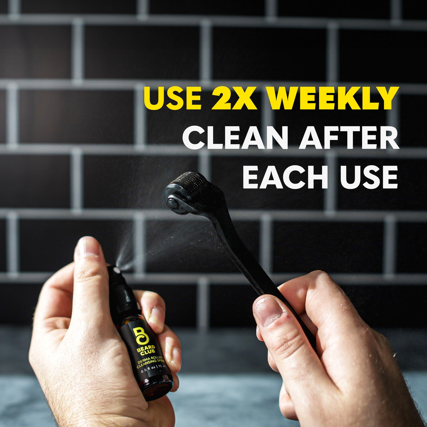 Beard Roller | Derma Roller for Beard | The Beard Club