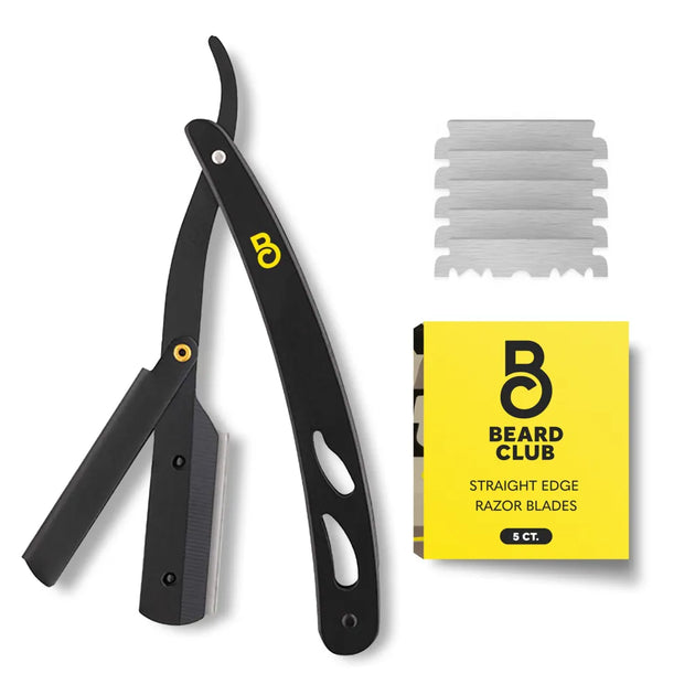 Straight Razor | Men's Straight Edge Razor with Blades – The Beard Club
